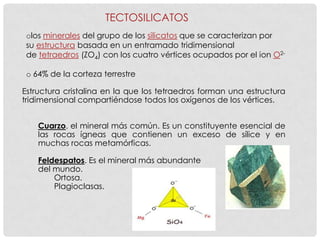 Tectosilicatos | PPTX