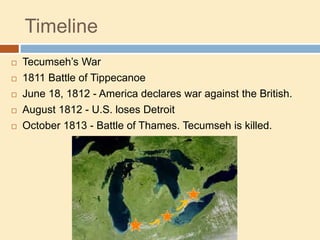 Tecumseh and the Prophet | PPTX