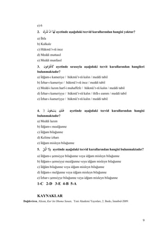 Tecvid tahlilleri yasin suresi - horozz.net