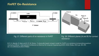 CNTFET, FinFET and MESFET | PPTX