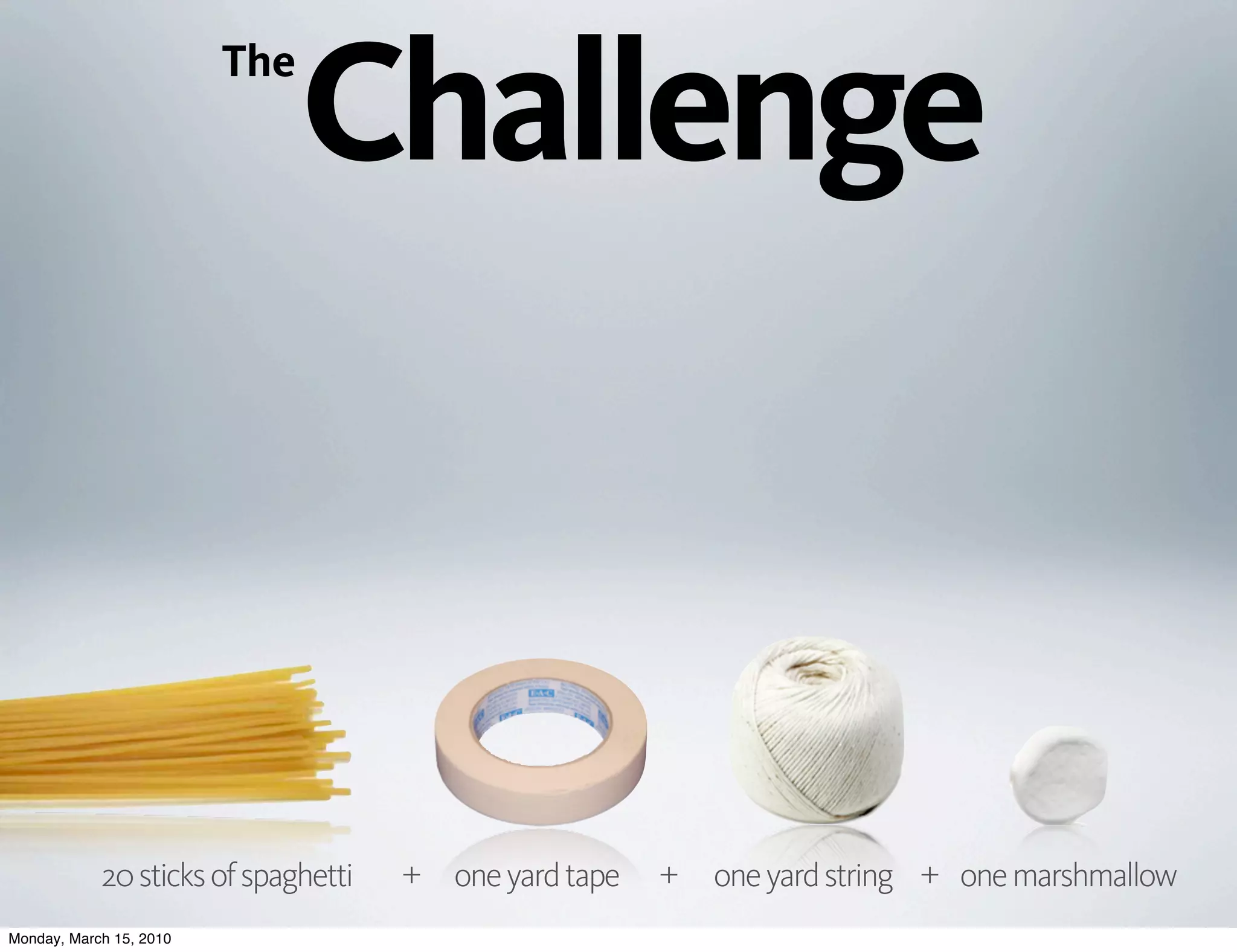 Ted2010 tom wujec_marshmallow_challenge_web_version | PDF