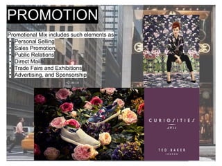 Ted Baker: Brand Profile + Line Development | PDF