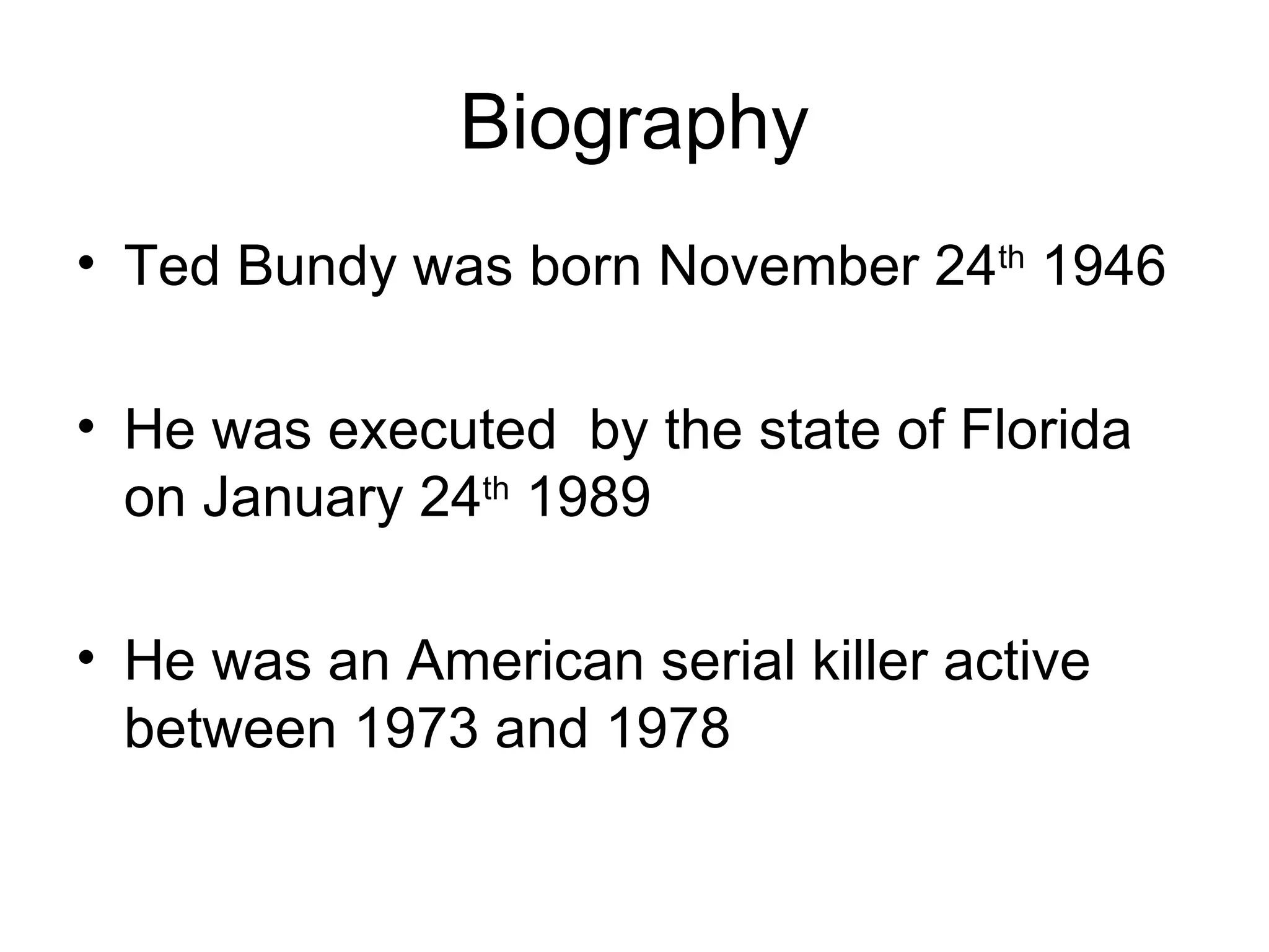 Ted Bundy | PPT