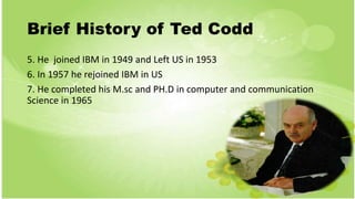 Ted codd | PPT