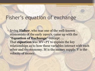Quantity Theory of Money | PPT
