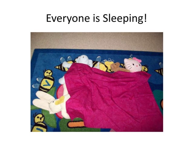 Teddy bear sleepover | PPT