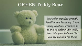 5 Types Of Teddy Bears To Express What You Feel | PPT