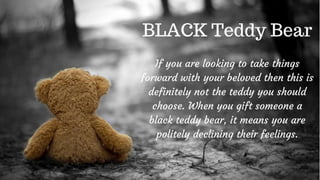 5 Types Of Teddy Bears To Express What You Feel | PPT