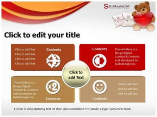 Teddy Powerpoint Template - Slideworld | PPT