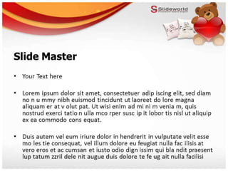 Teddy Powerpoint Template - Slideworld | PPTX