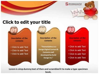 Teddy Powerpoint Template - Slideworld | PPT