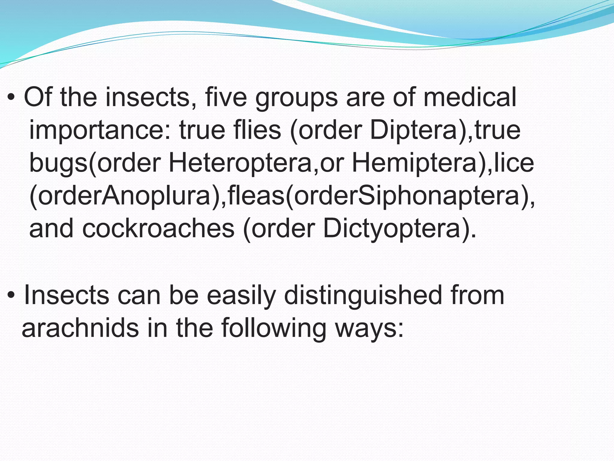 medical importance of ARTHROPODS | PPTX