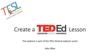 TED Ed Lessons | PDF