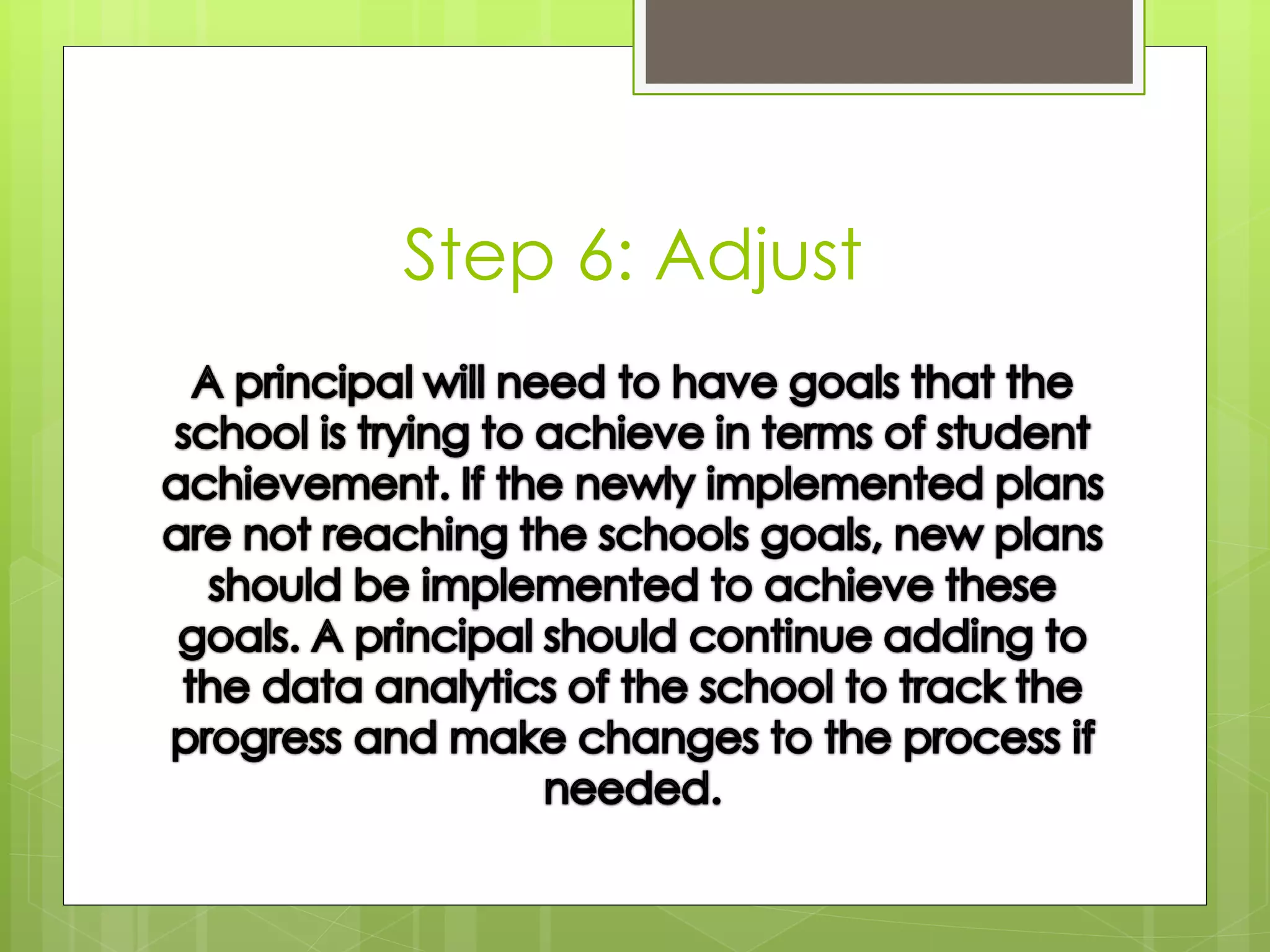 6 Steps to Increase Student Achievement Through Education Leadership | PPTX