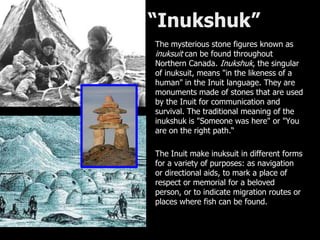 Ted Harrison Inukshuk