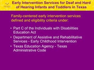 Tedhi overview 5 25 10 | PPT