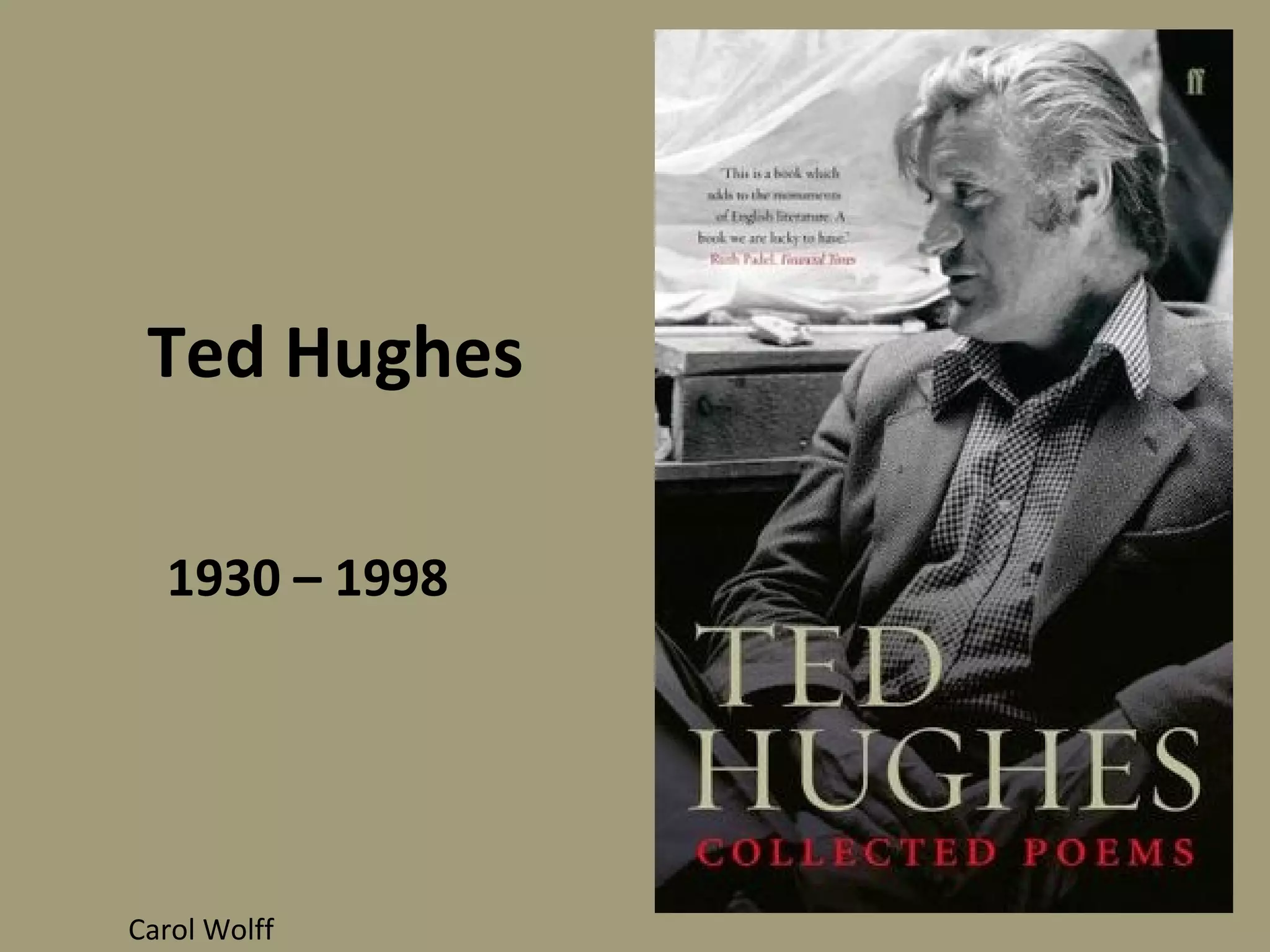 Ted Hughes, Hawk Roosting | PPT