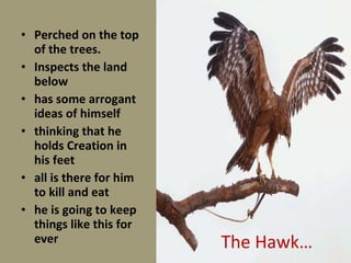 Ted Hughes, Hawk Roosting | PPT