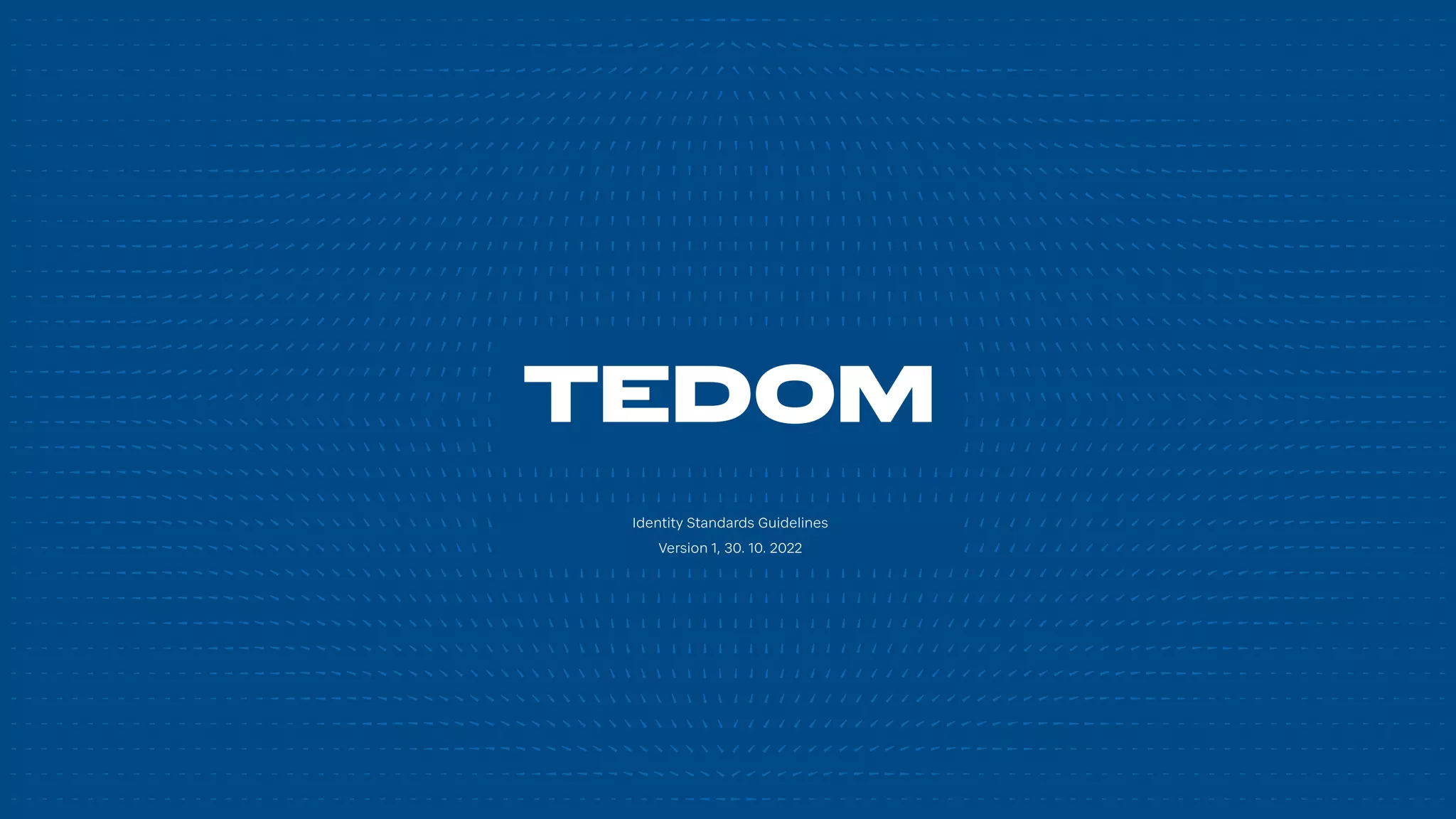 TEDOM Identity Standards Guidelines | PPT