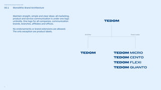 TEDOM Identity Standards Guidelines | PPT