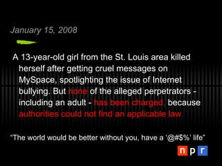 TEDtalk It's MYspace | PPT
