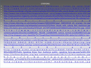 Neil Harbisson TED Evaluation | PPTX