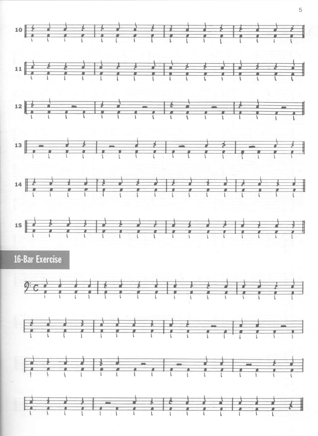 progressive steps to syncopation for the modern drummer | PDF