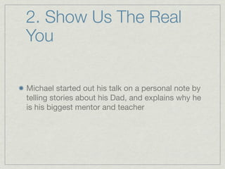 Ted talk assignment Drew Herman | PPT