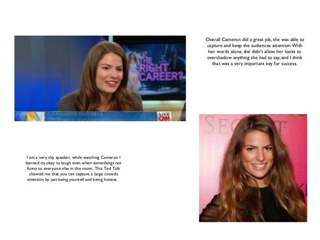 Ted Talk Cameron Russell Looks Arent Everything Believe Me Im A Mo
