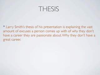 Ted talk evaluation presentation | KEY