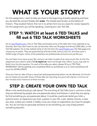 TED Talk | PDF