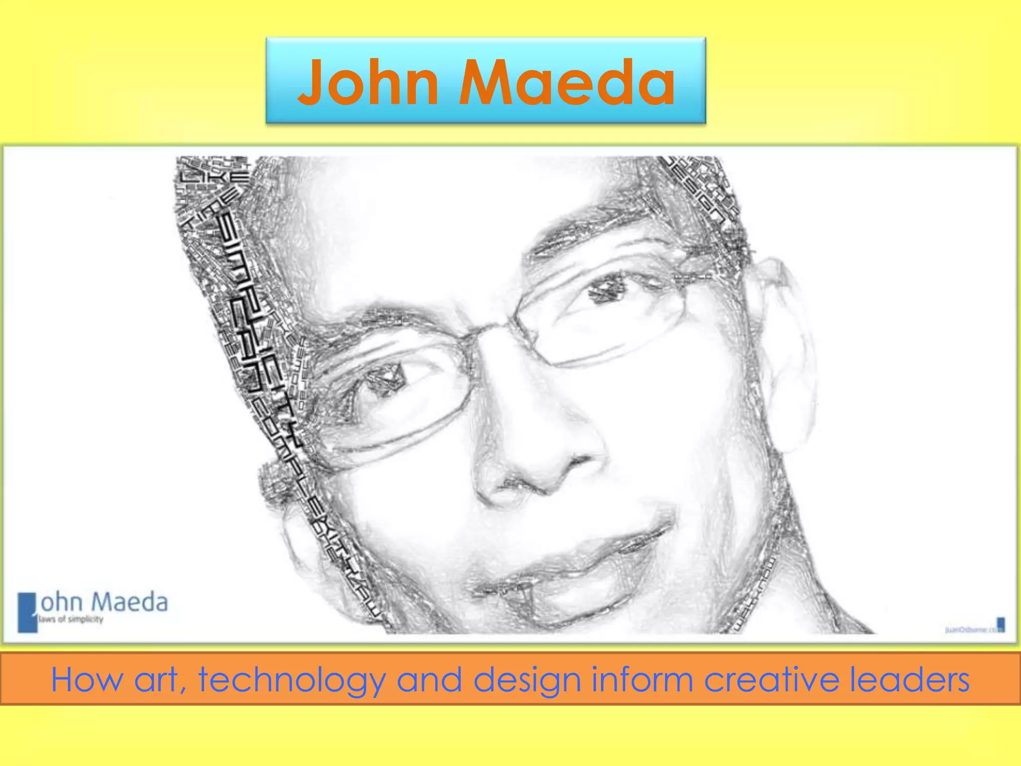 Ted talks: John Maeda | PPT