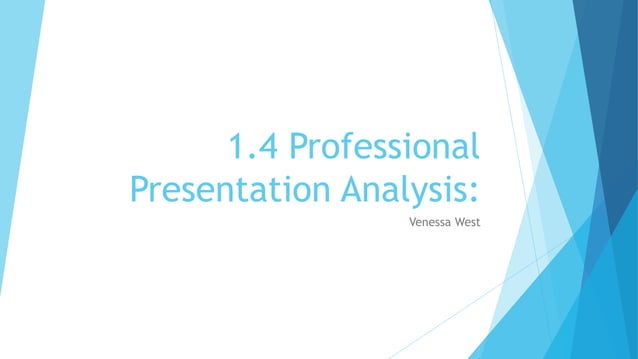Professional Presentation Analysis: Ted Talk Analysis | PPT