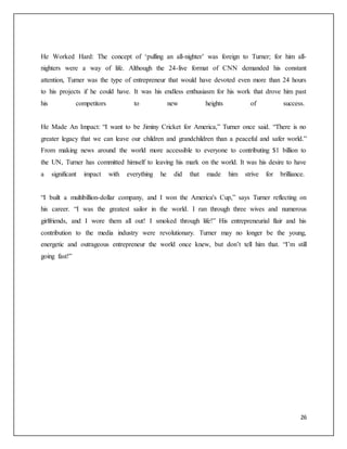 An introduction to the life of Ted Turner | DOCX