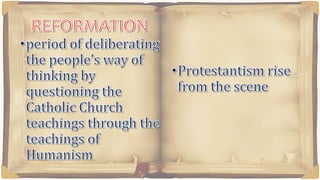Education during the Reformation | PPTX