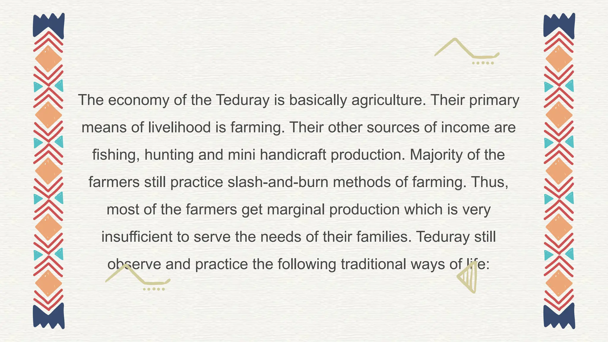 TEDURAY TRIBE from lumad group of ethnics.pptx