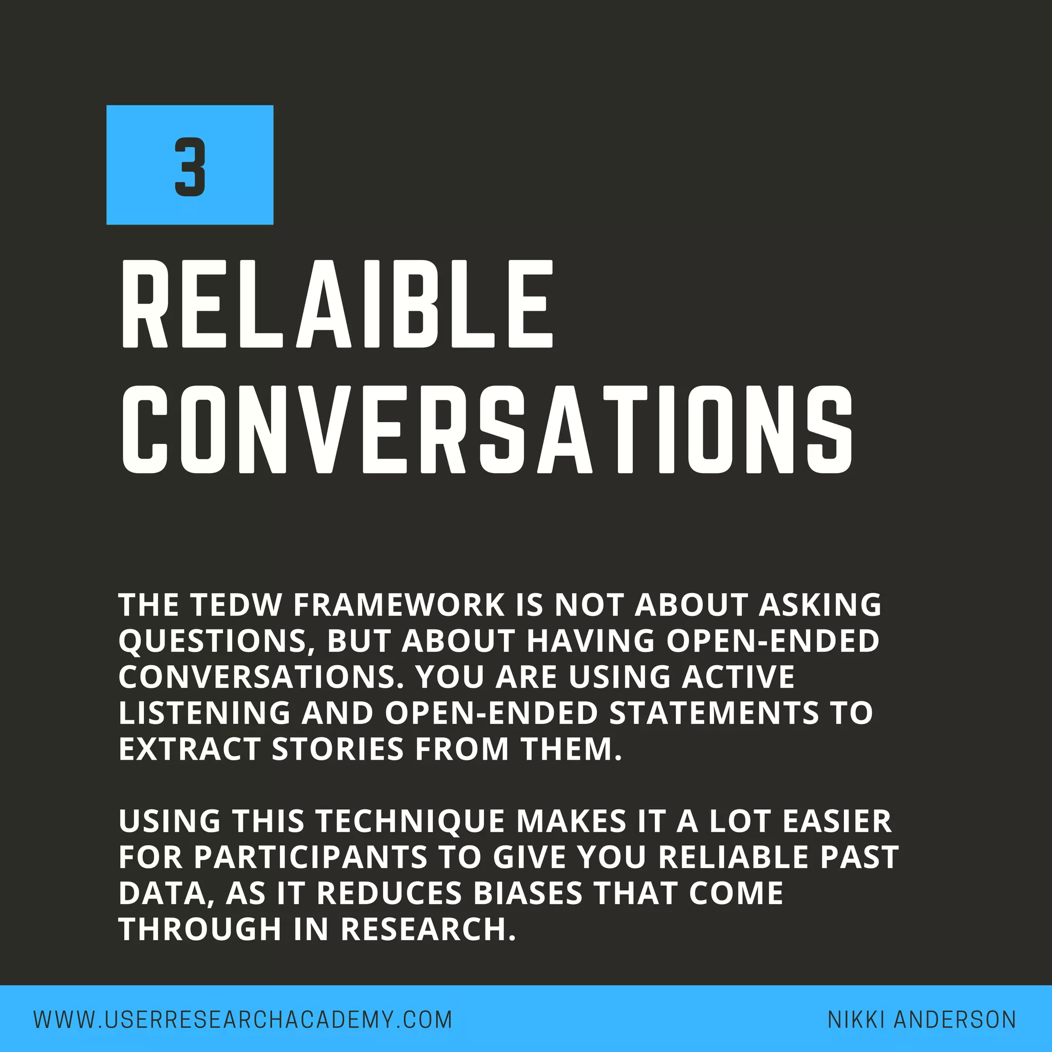 Why I Use the TEDW framework | PDF