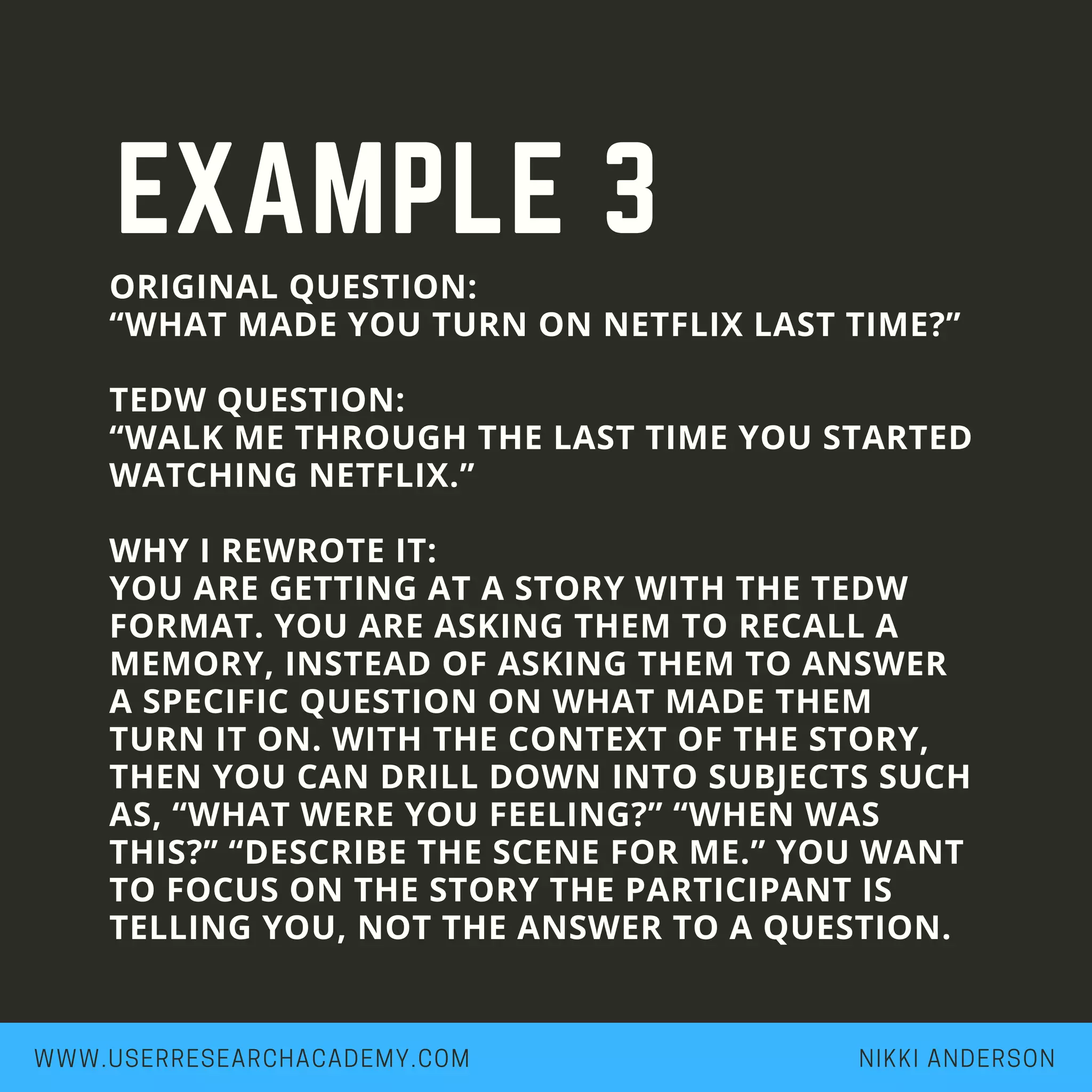 Why I Use the TEDW framework | PDF