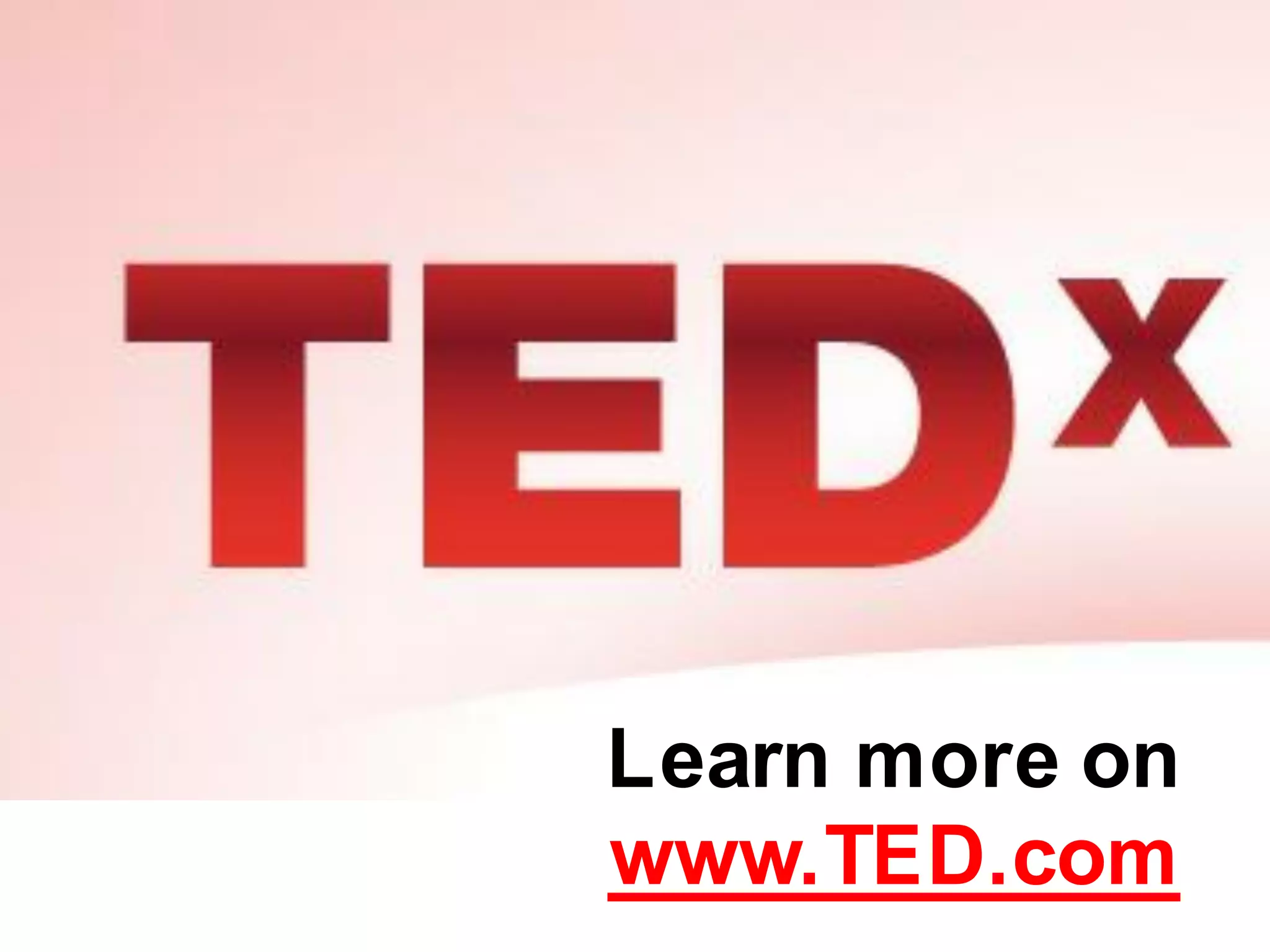 TEDx infographic | PPT