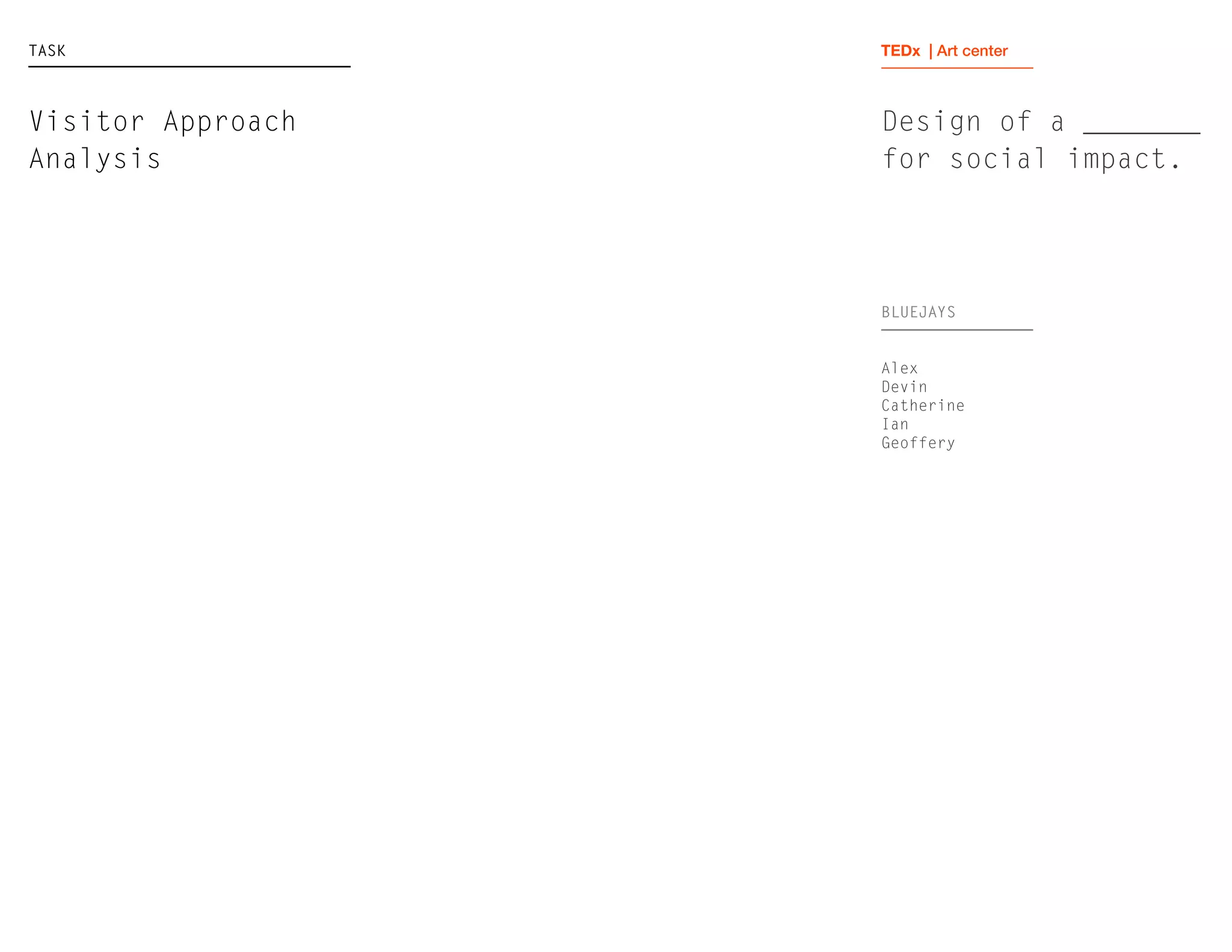 TEDx Design Approach | PDF