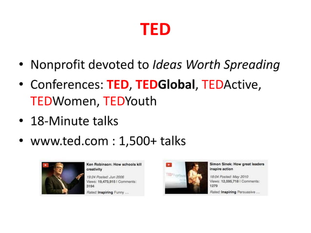 TEDx in Baltimore - Oct 2013 | PPTX | Business Expos & Conferences | Events