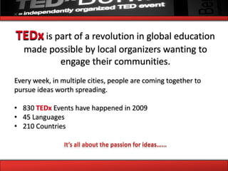 TEDxBITSGoa 2012 : Marketing Brochure | PPT