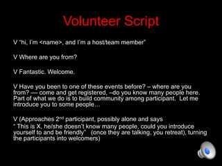 UX, audience experience training for team/volunteers at TEDx (and other ...