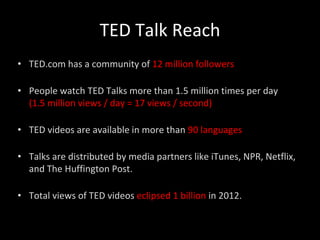 TEDxFIU Intro and Video Sponsorship Example | PPT