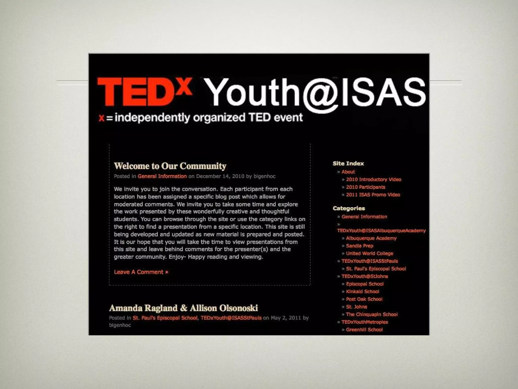 Tedx for ISAS Heads | PPT