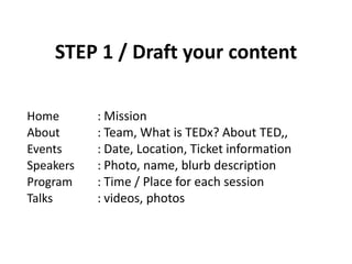 TEDx IT Tools | PPTX
