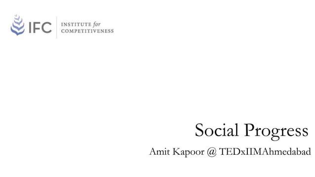 TEDx Presentation @ IIM Ahmedabad | PPT