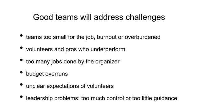 Building TEDx Teams (with Notes) | PPTX