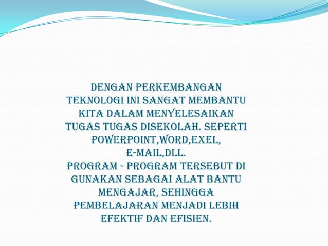 pemanfaatan teknologi informasi dan komunikasi (tik) | PPT