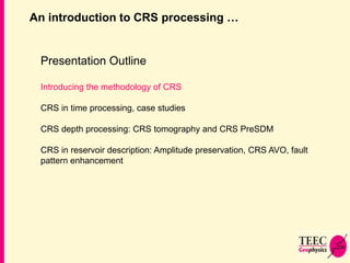 CRS Introduction TEEC | PPTX